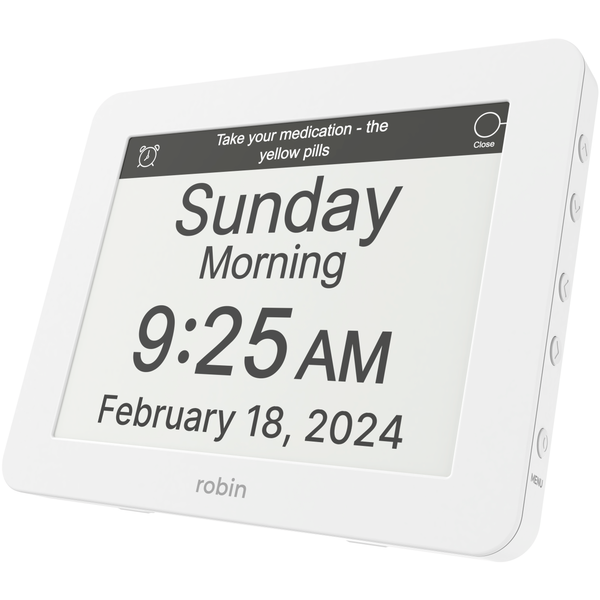 Robin 8" Day Clock White – Robin Clock